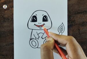 How To Draw Charmander from Pokémon - Draw And Colour