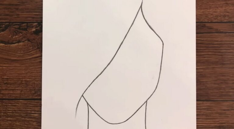 Easy Sad Girl Drawing - How To Draw - Draw And Colour