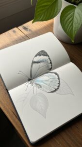 25 Butterfly Drawing Ideas With Colored Pencils - Draw And Colour